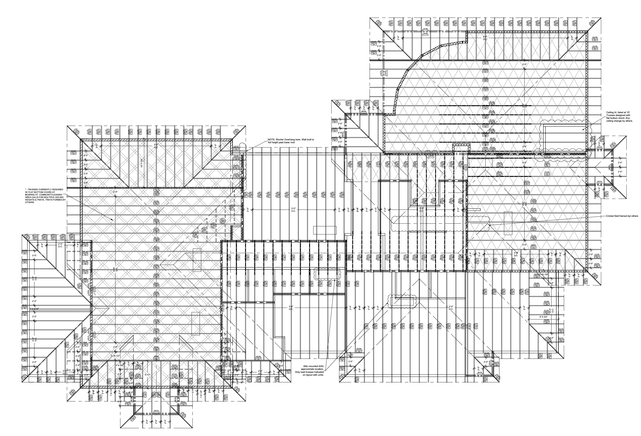 What goes into a Truss Placement Diagram?